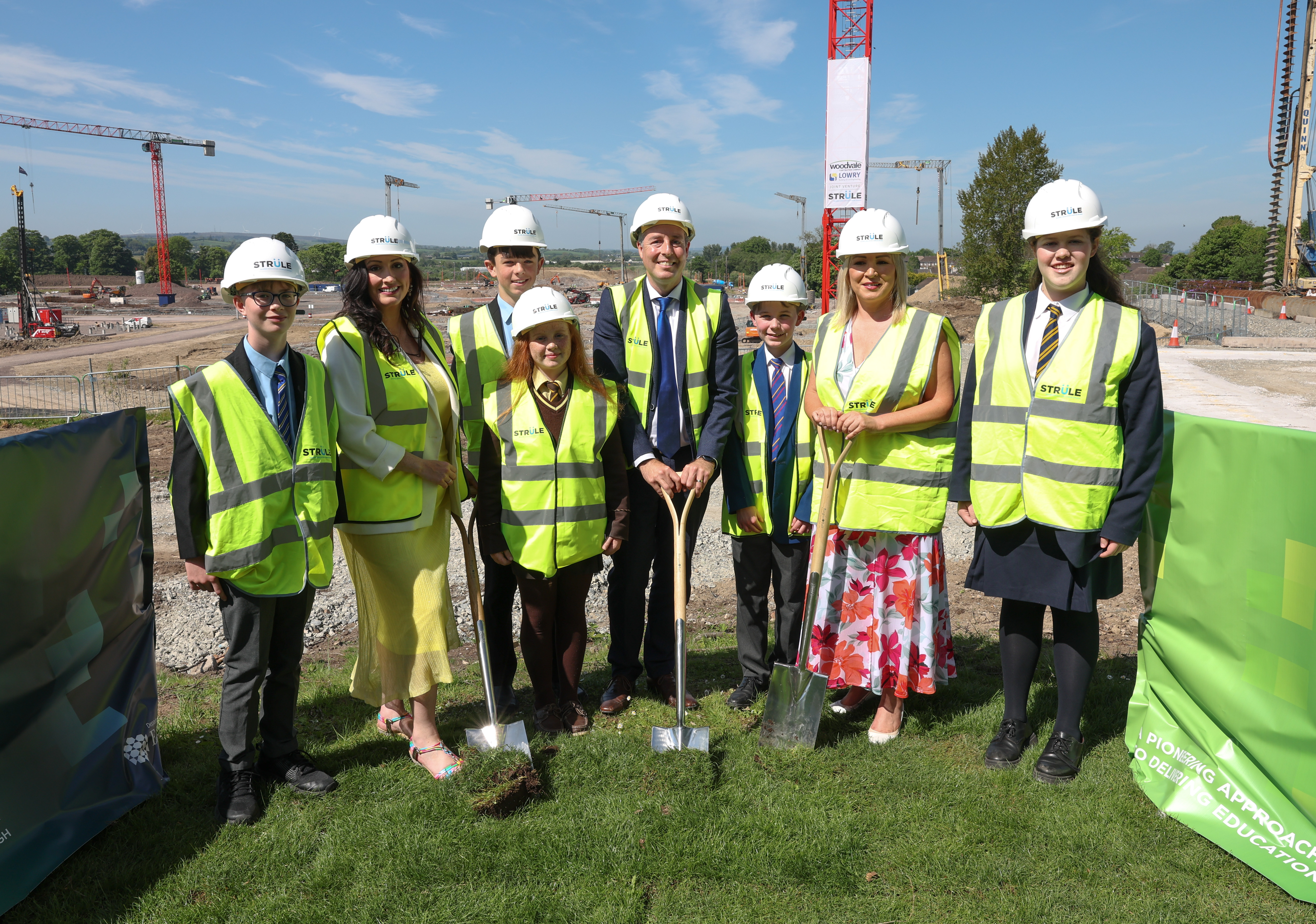 Ministers mark the beginning of construction of the Strule Shared ...