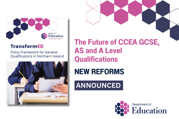 Education Minister unveils reforms to GCSEs and A Levels in Northern ...