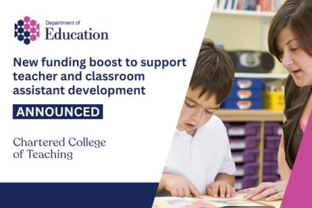 New funding boost to support teacher and classroom assistant ...