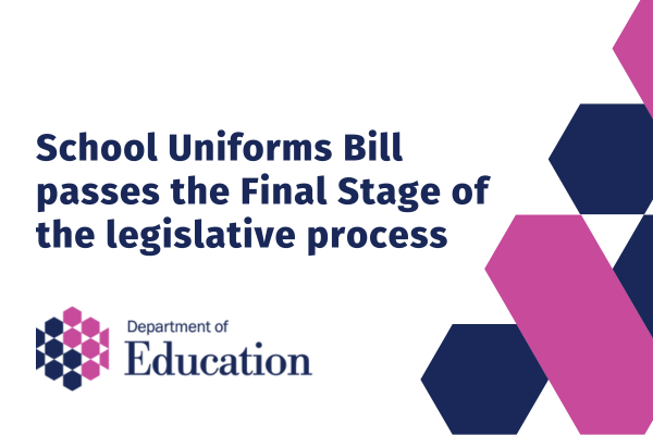 Givan welcomes final stage of School Uniforms Bill | Department of ...