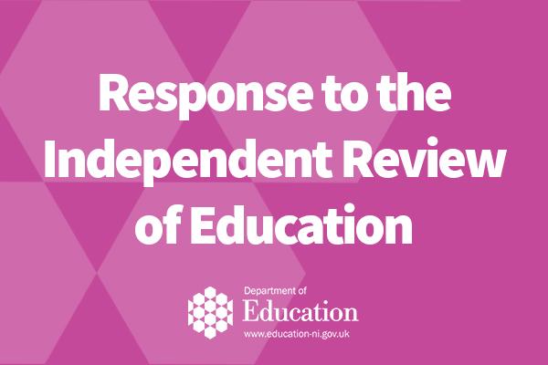 Givan responds to Independent Review of Education | Department of Education